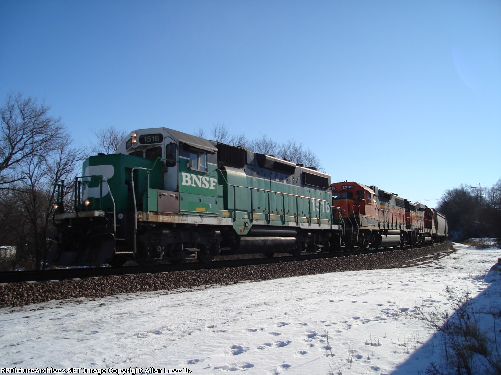 BNSF 1516 west